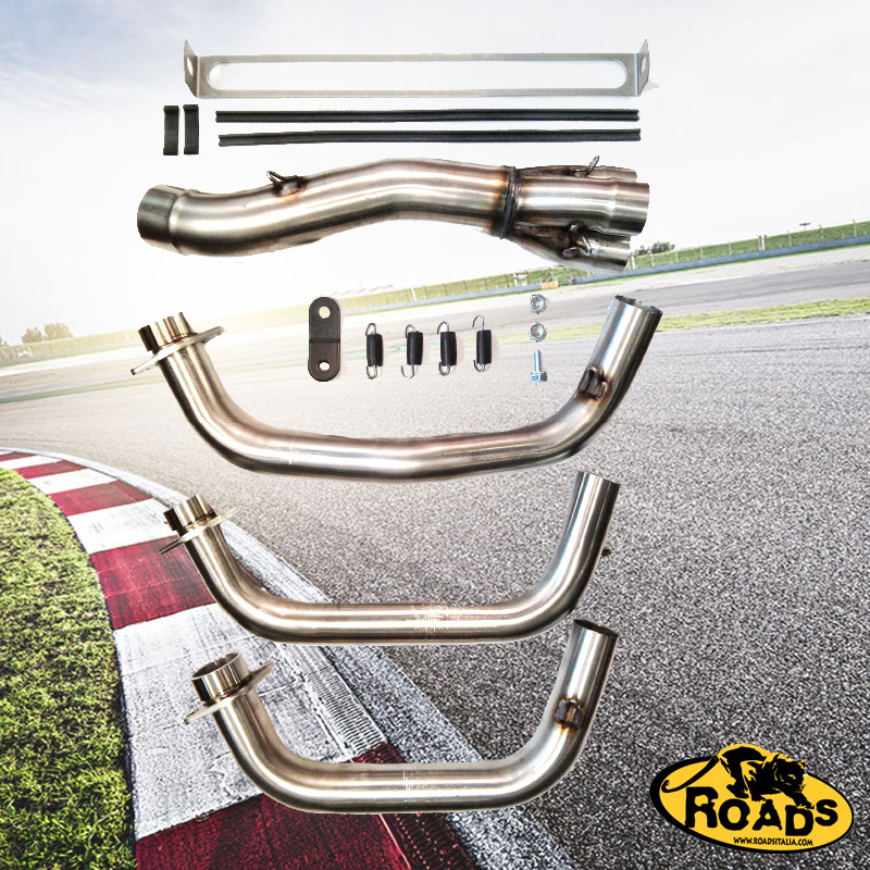 Exhaust for Yamaha MT-09 2017-2020 Short Titanium Black